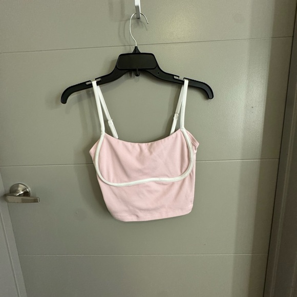 Gilly Hicks | Tops | Gilly Hicks Pink Womens Top With White Trim | Poshmark